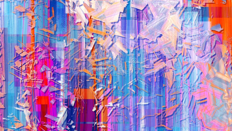 Warm Abstract 3d Urban Backdrop, Pixel Art, Hot Pattern Background ...