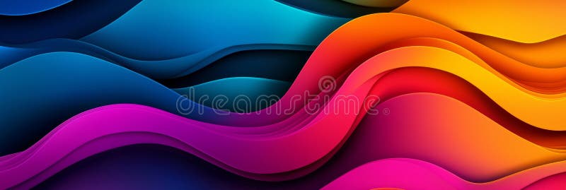 A Warm Abstract Harmony of Geometric Shapes Symbolizes Harmony, Balance ...