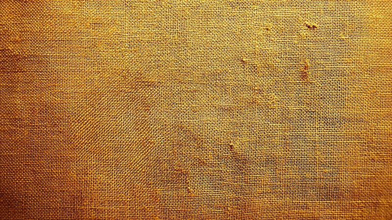 Warm Amber Canvas with a Slightly Coarse Surface and Visible Fibers ...