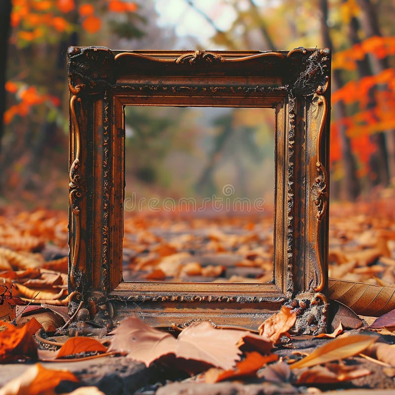 Warm Autumn Frames Celebrating Small Business Saturday Stock ...