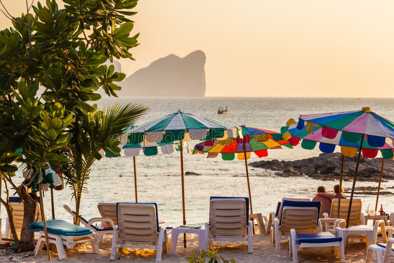 Warm beach stock photo. Image of chair, bliss, ocean - 50156704