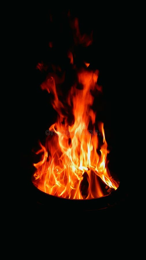 Beautiful fire.Fireplace. stock photo. Image of relaxation - 63042690