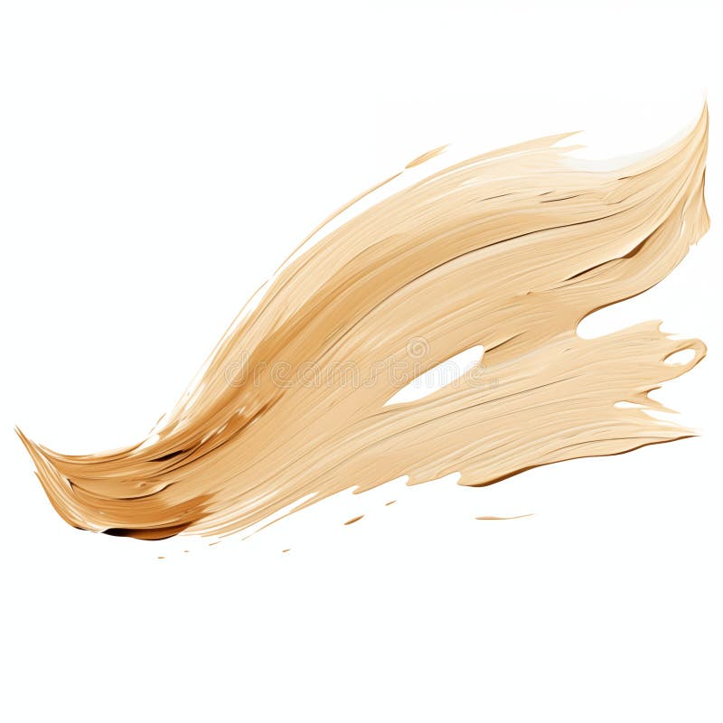 A Warm Beige Brushstroke on a Light Background Adds Subtle Artistry ...