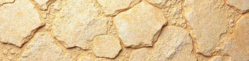 Warm Beige Rock Wall, Abstract Texture, Rough Surface, Facade, Aged ...