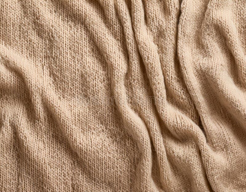 Warm Beige Wool Texture Background with Thick, Textured Surface Stock ...