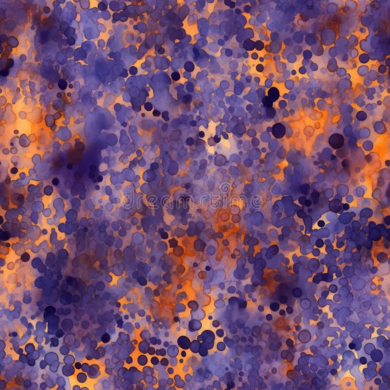 Warm Bokeh Abstract in Orange and Blue. Soft Bokeh Effect with a Warm ...