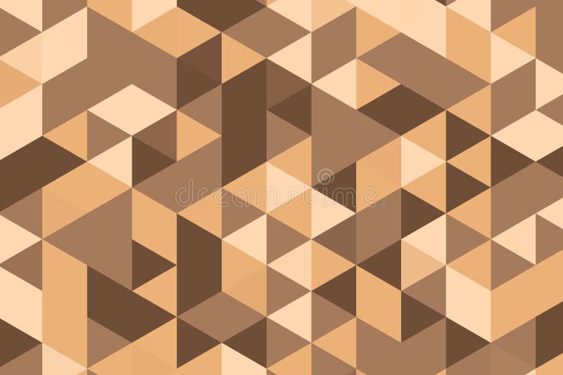 Warm Brown and Orange Triangular Pixelated Texture with a Geometric ...