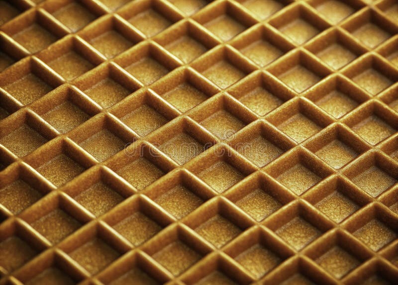 Warm Brown Waffle Texture Background Long Exposure Creates Intricate ...