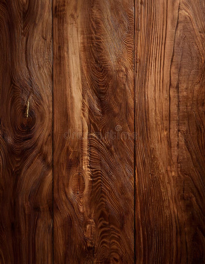 Warm Brown Wood Grain with Intricate Patterns. Generative AI Stock ...