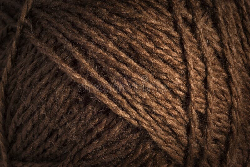 Warm Brown Wool Threads Background Stock Image - Image of abstract ...