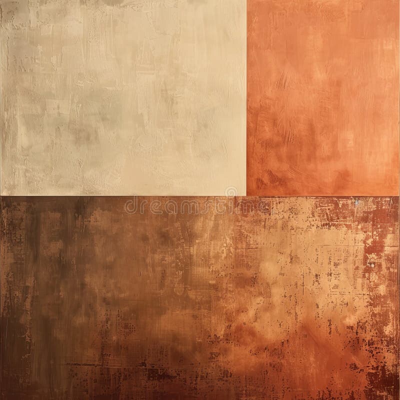 Warm Cinnamon Tones Creating a Cozy Minimalist Backdrop Stock Photo ...