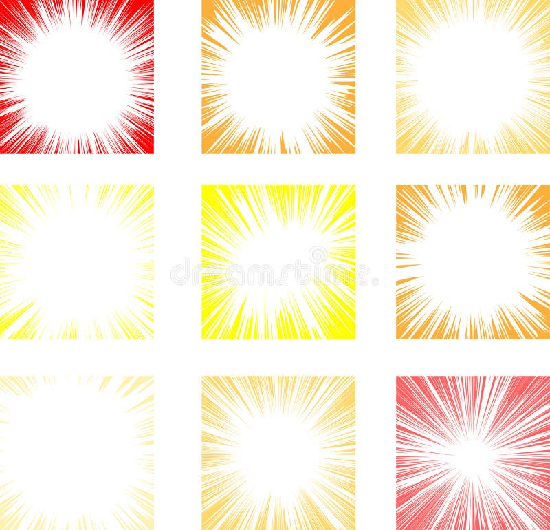 Warm Color Rough Sketch of Tree Set Stock Vector - Illustration of ...