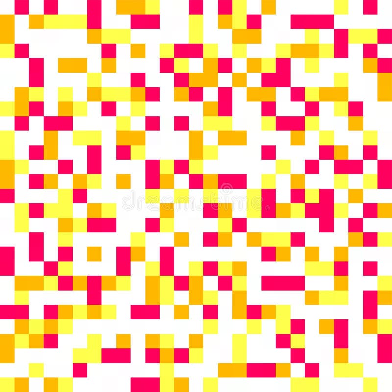 Warm Color Pixel Pattern or Background in Pixel Art Stock Vector ...