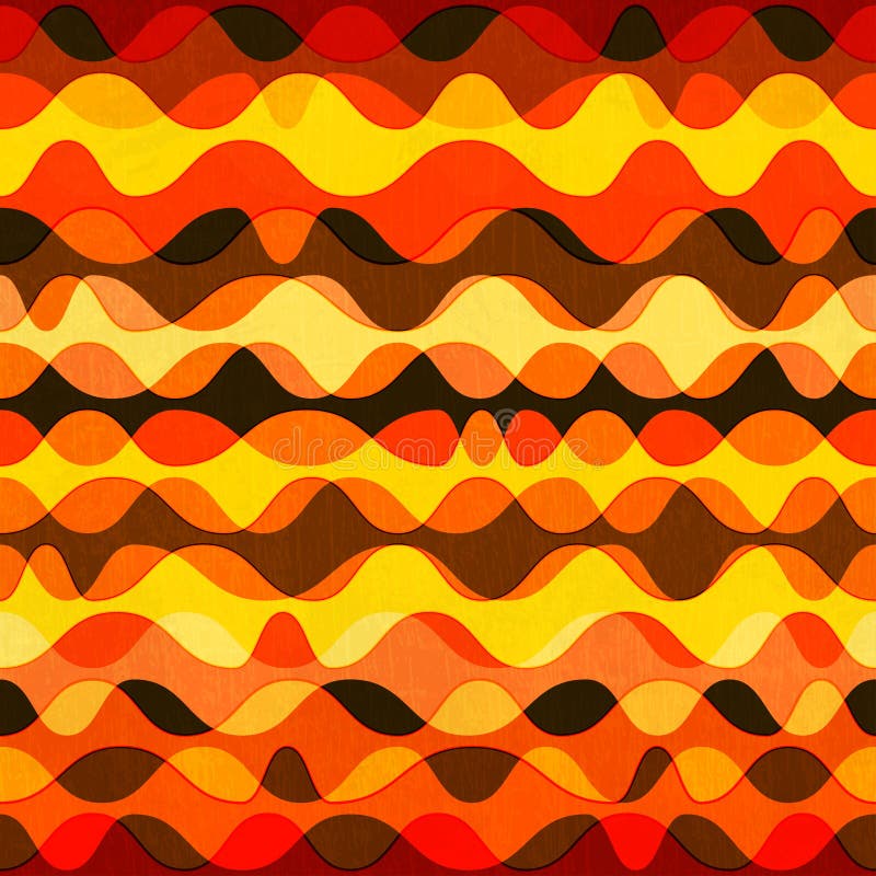 Warm Color Seamless Pattern Stock Vector - Illustration of modern ...