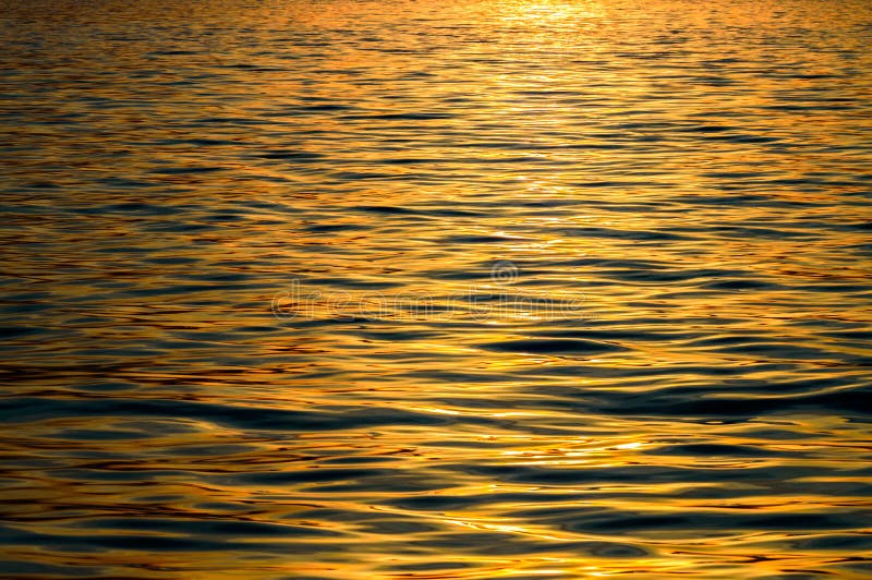 Seamless Texture Warm Color Shining Sunset Water Surface Stock Photo ...