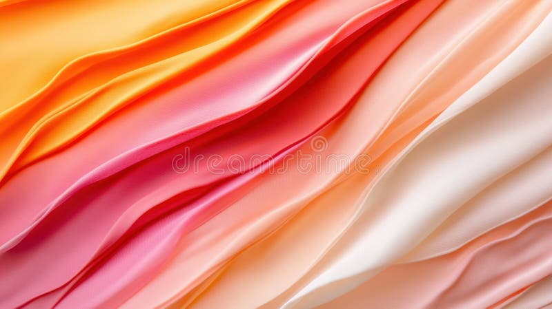Warm Color Transition Gradient with Flowing Fabric for Background ...