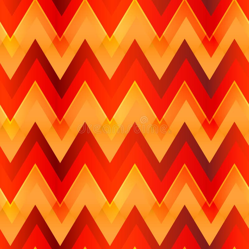 Warm Color Tribal Seamless Pattern with Grunge Effect Stock Vector ...