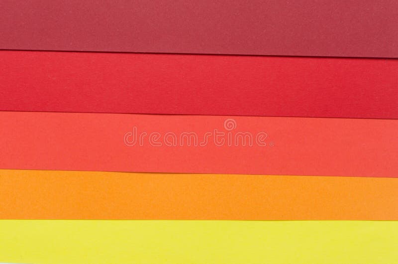 Warm-colored Construction Paper Stripes Stock Image - Image of isolated ...