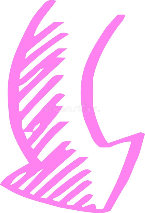 Warm Colors Hand Drawn Various Appearance Arrows Stock Vector ...