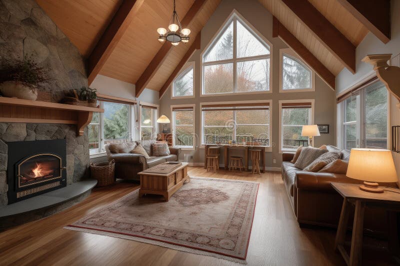 Warm and Cozy Cottage with Fireplace, Vaulted Ceiling, and Natural ...