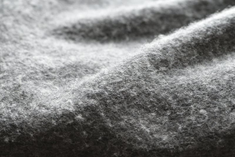 Warm and Cozy Gray Wool Blanket Texture, Wool Fabric in Grey Close-up ...