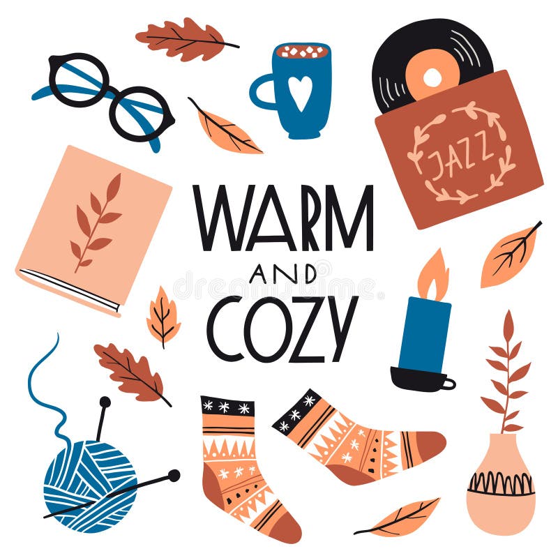 Warm and Cozy Snowman stock illustration. Illustration of buttons ...