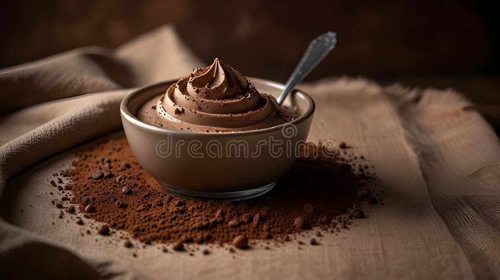 Warm and Cozy Mocha Mousse Backdrop with Soft Shadows and Depth Stock ...