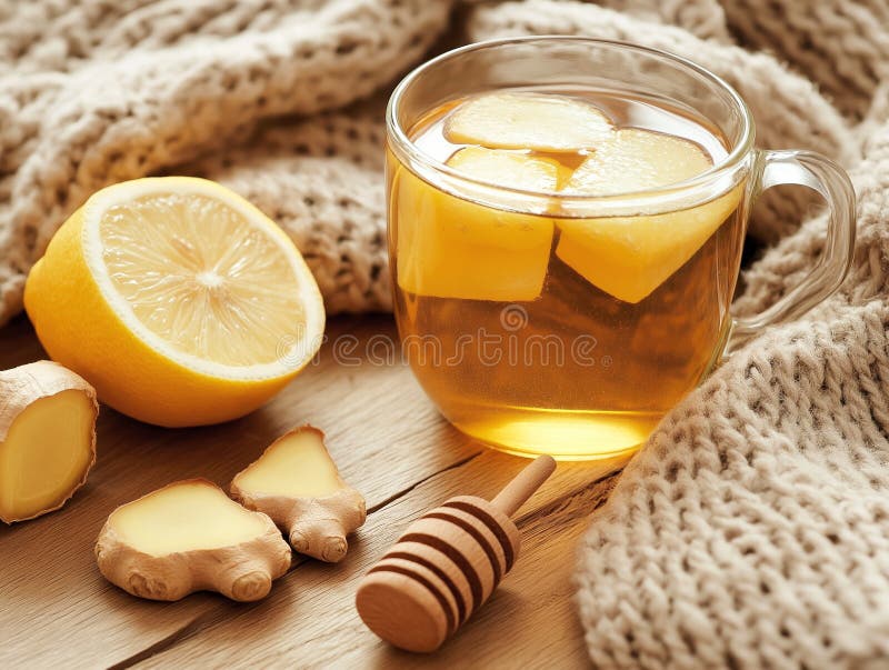 A Warm Cup of Tea with Slices Stock Image - Image of warmdrink, calming ...