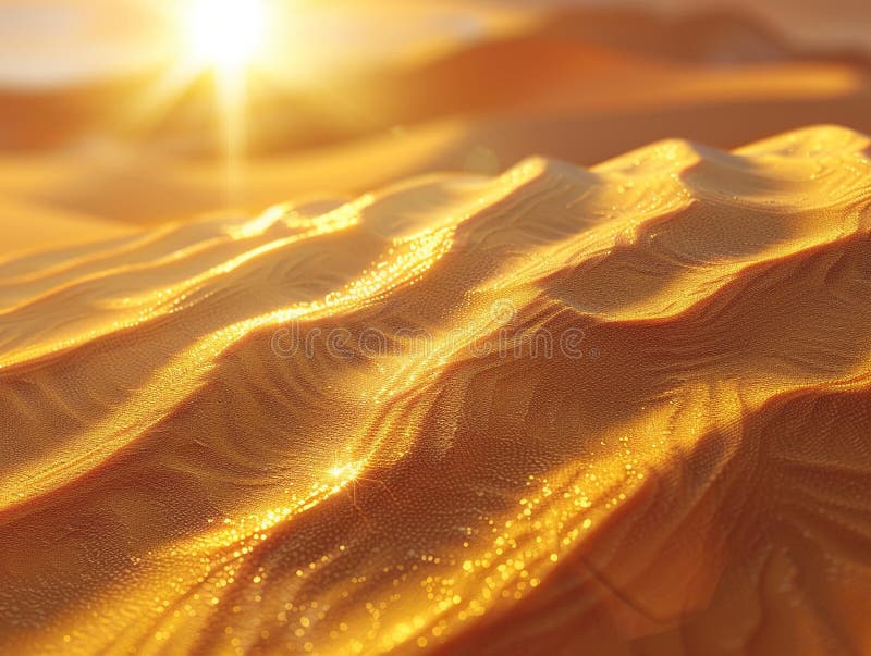 Warm Desert Sand Patterns at Sunset Stock Photo - Image of swirl ...