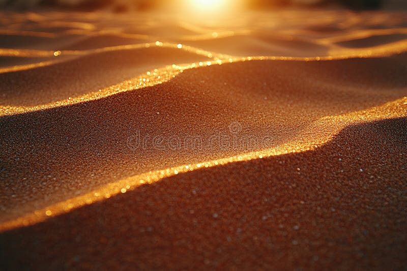 Warm Desert Sand Patterns at Sunset Stock Image - Image of build, love ...