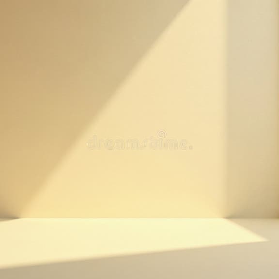 Warm, Diffused Light Rays Cast a Subtle Glow on a Smooth Ivory Surface ...