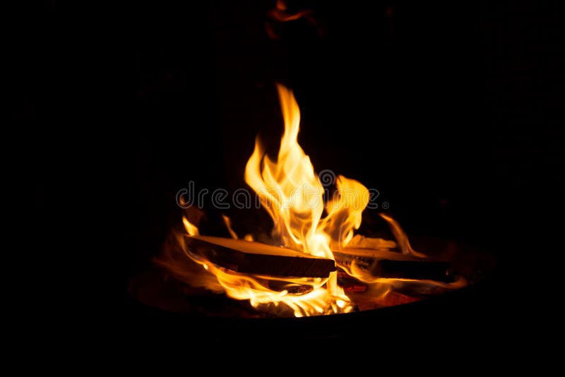 Warm fire stock photo. Image of orange, warm, temperature - 81603172