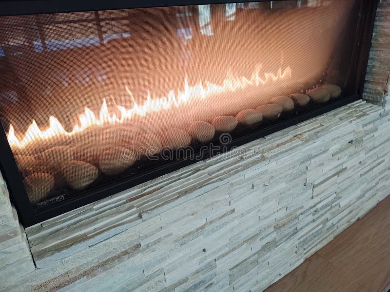 Warm fireplace stock photo. Image of living, warm, fireplace - 172614006