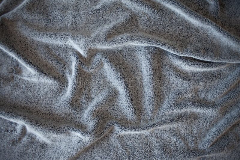Warm Fluffy Grey Plaid, the Texture of the Material Stock Image - Image ...