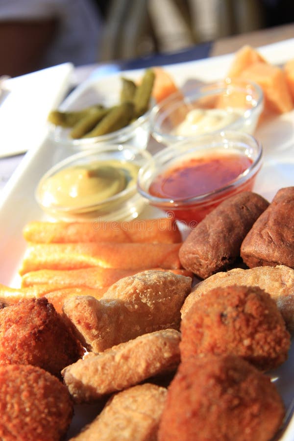 Fried Snacks stock photo. Image of delicious, gram, beans - 97365200