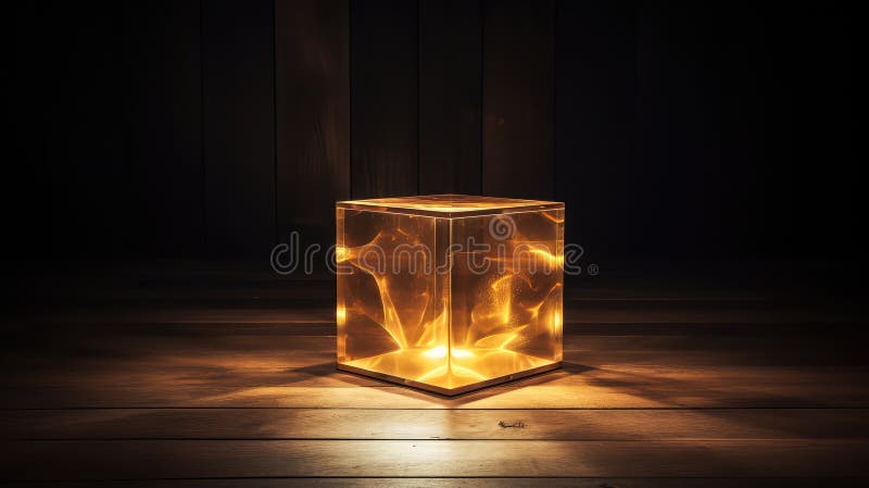 Warm glowing box stock illustration. Illustration of illuminate - 336039516