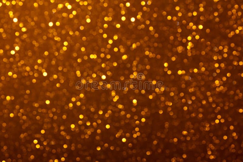 Warm Golden Orange Lights or Circles Effect Border or Frame. Background ...