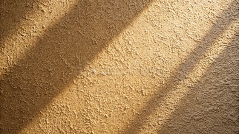 Warm Golden Texture Wall with Diagonal Sunlight Shadows. Generative AI ...