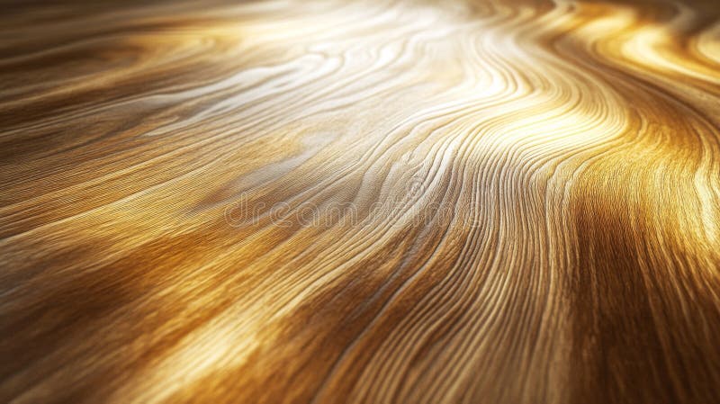 Warm, Golden Wood Grain Texture with Subtle Waves Stock Illustration ...