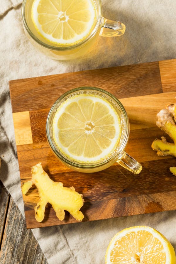 Warm Healthy Ginger Lemon Tea Stock Image - Image of drink, herb: 307293327