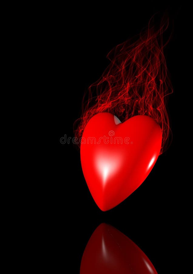 Warm heart stock illustration. Illustration of decorative - 22967351