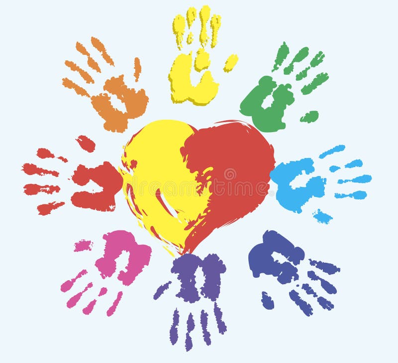 Warm heart stock vector. Illustration of passion, colors - 40203585