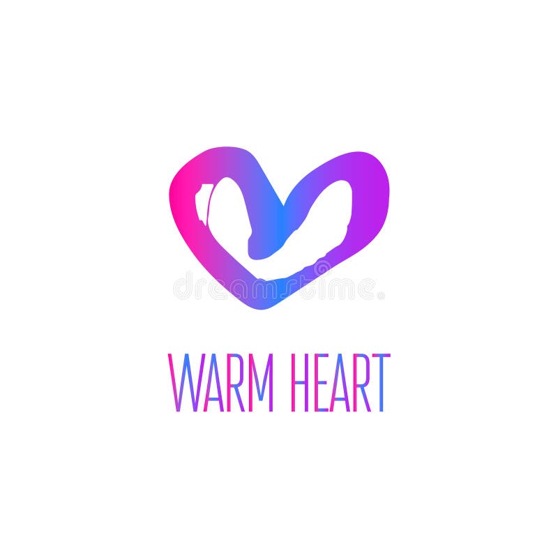 Warm heart stock illustration. Illustration of congratulation - 158851817