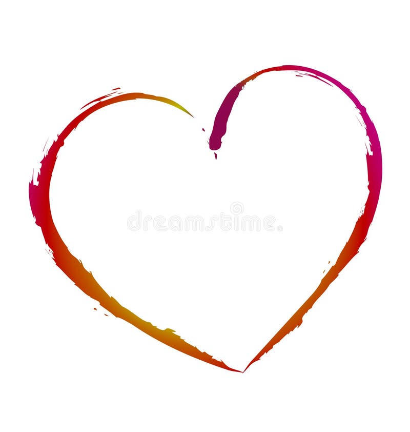 Warm Hearth shape stock illustration. Illustration of love - 6505764