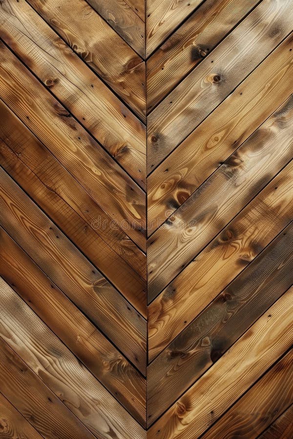 Warm Herringbone Wood Pattern in Natural Light. Stock Image - Image of ...