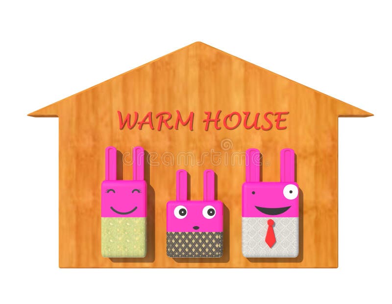 Warm home stock illustration. Illustration of family - 21992176
