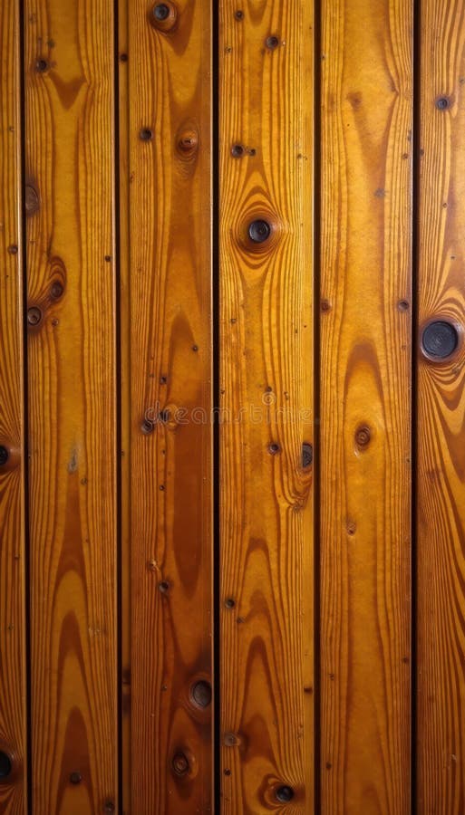 Warm Honey-toned Back-stained Wood Visible Grain Wood Panel Backdrop ...