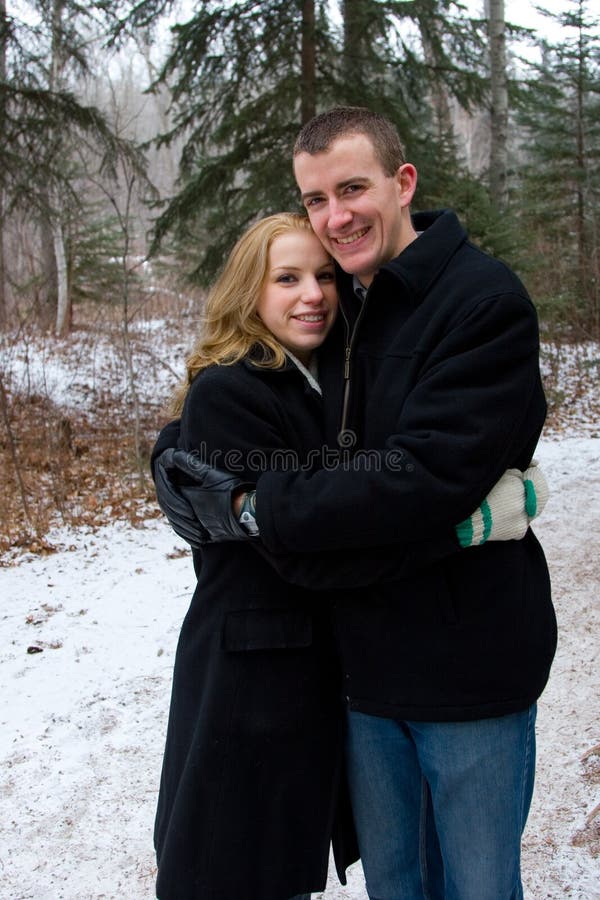 Warm Hug stock photo. Image of park, girl, smile, outdoors - 452044