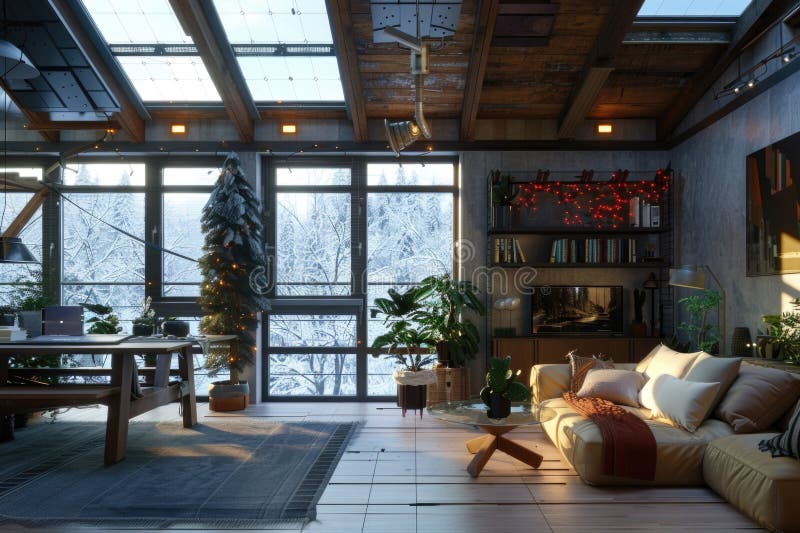 A Warm and Inviting Living Space with Multiple Windows, Perfect for ...