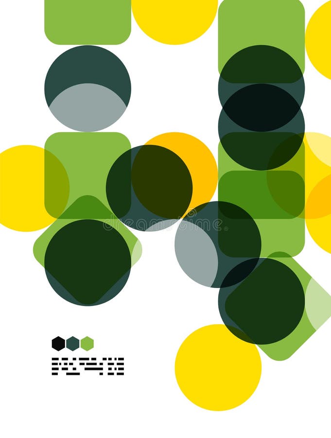 Warm Modern Color Geometric Abstract Background Stock Vector ...